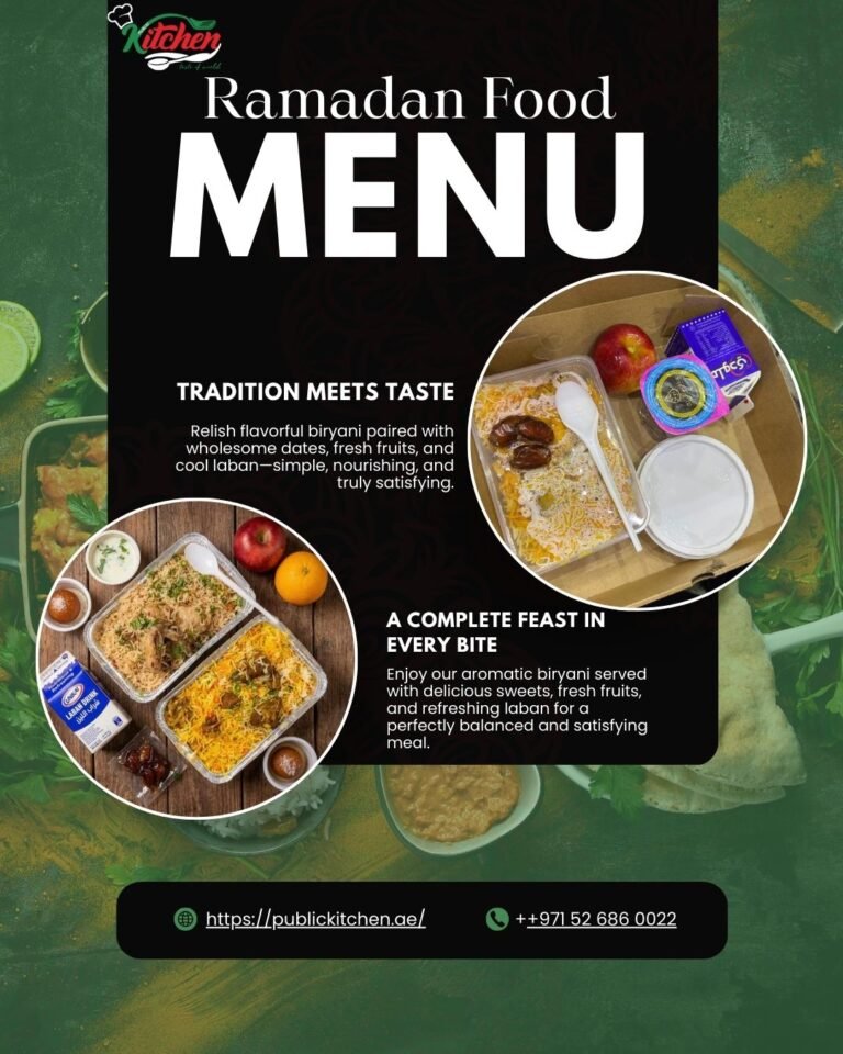 How to Stay Fit and Eat Right During Ramadan Fasting - Publickitchen.ae
